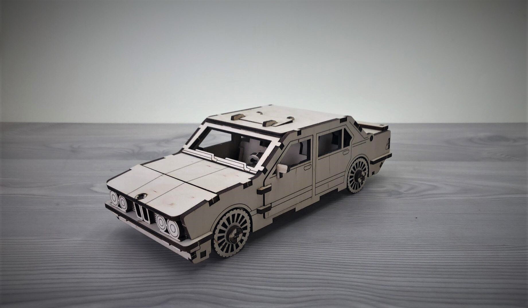 Wooden 3D BMW Construction Kit BMW E28 M5wood Puzzle3d - Etsy