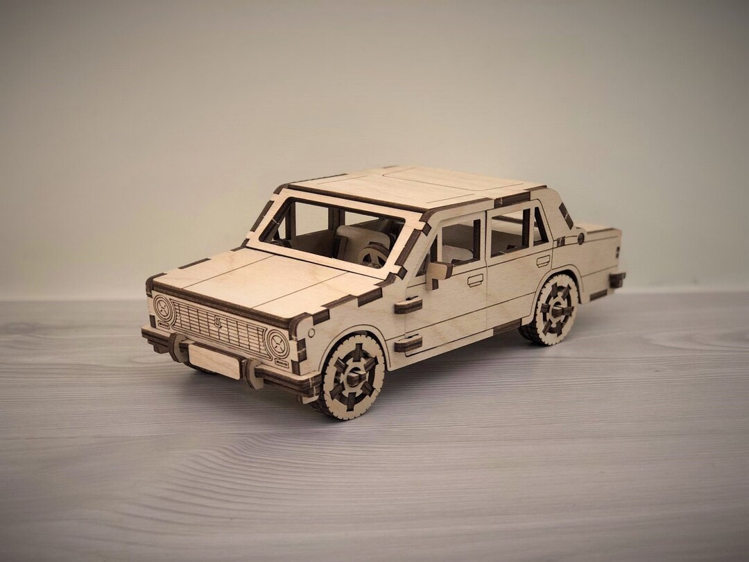 Holz 3D Puzzle, Vaz 2101 Bausatz, Holzpuzzle,3D Puzzle,Montage Spiel ...