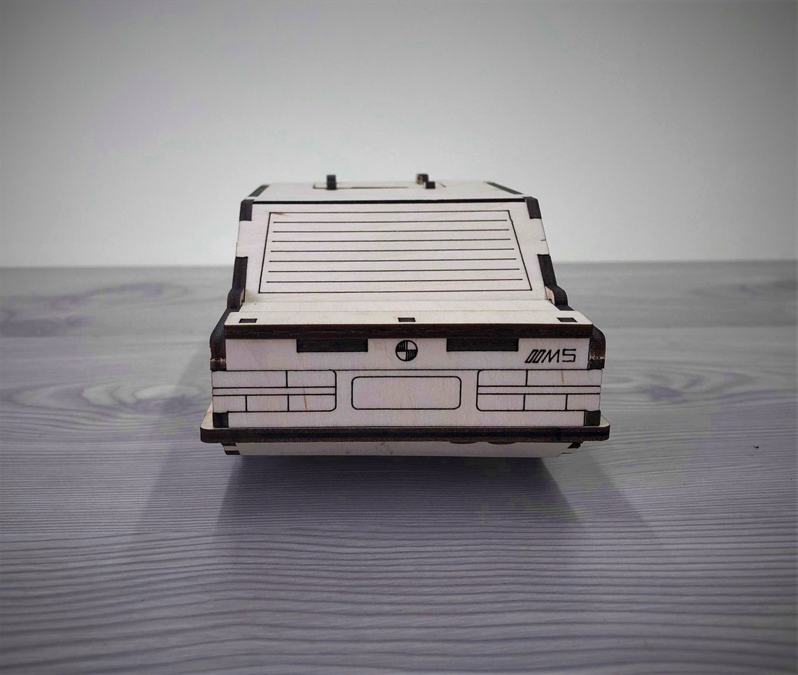 Wooden 3D BMW Construction Kit BMW E28 M5Wood Puzzle3D | Etsy