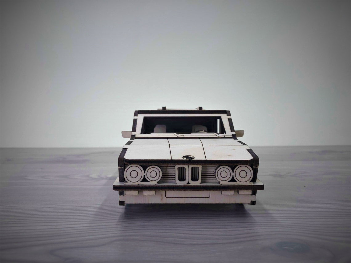 Wooden 3D BMW Construction Kit BMW E28 M5Wood Puzzle3D | Etsy