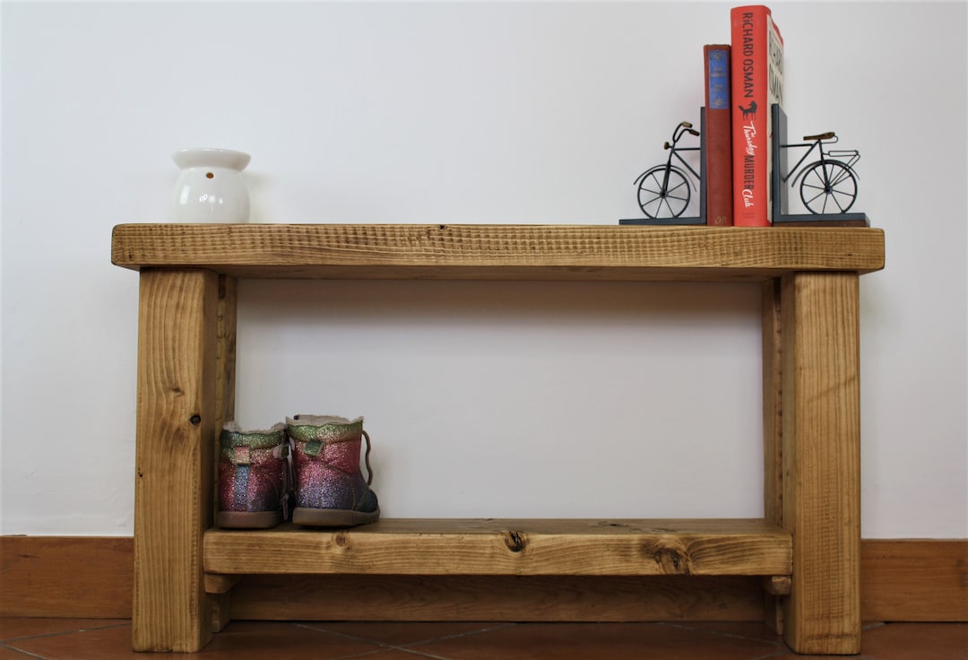 Rustic Hallway Bench | Hall Bench | Indoor Bench | Entryway Bench ...