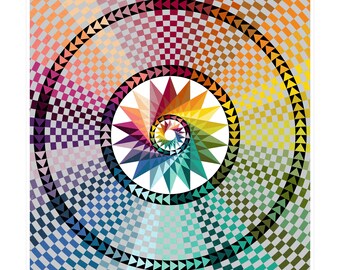 Spectrum Quilt - Etsy
