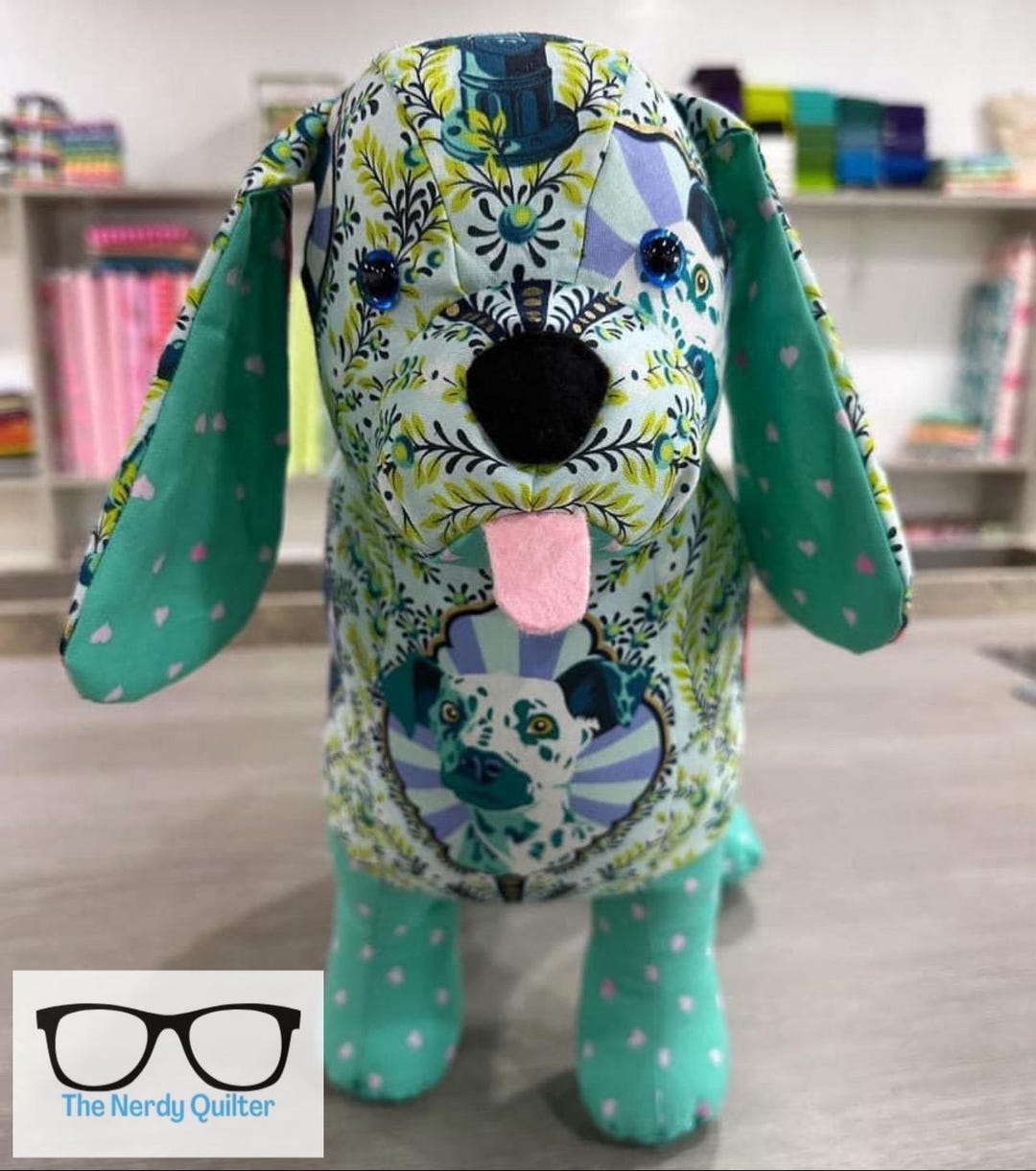 Funky Friends Factory Poppy the Puppy Kit Featuring Tula Pink - Etsy