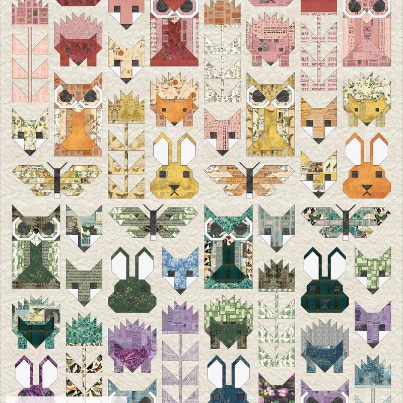 Forest Quilt Pattern - Etsy