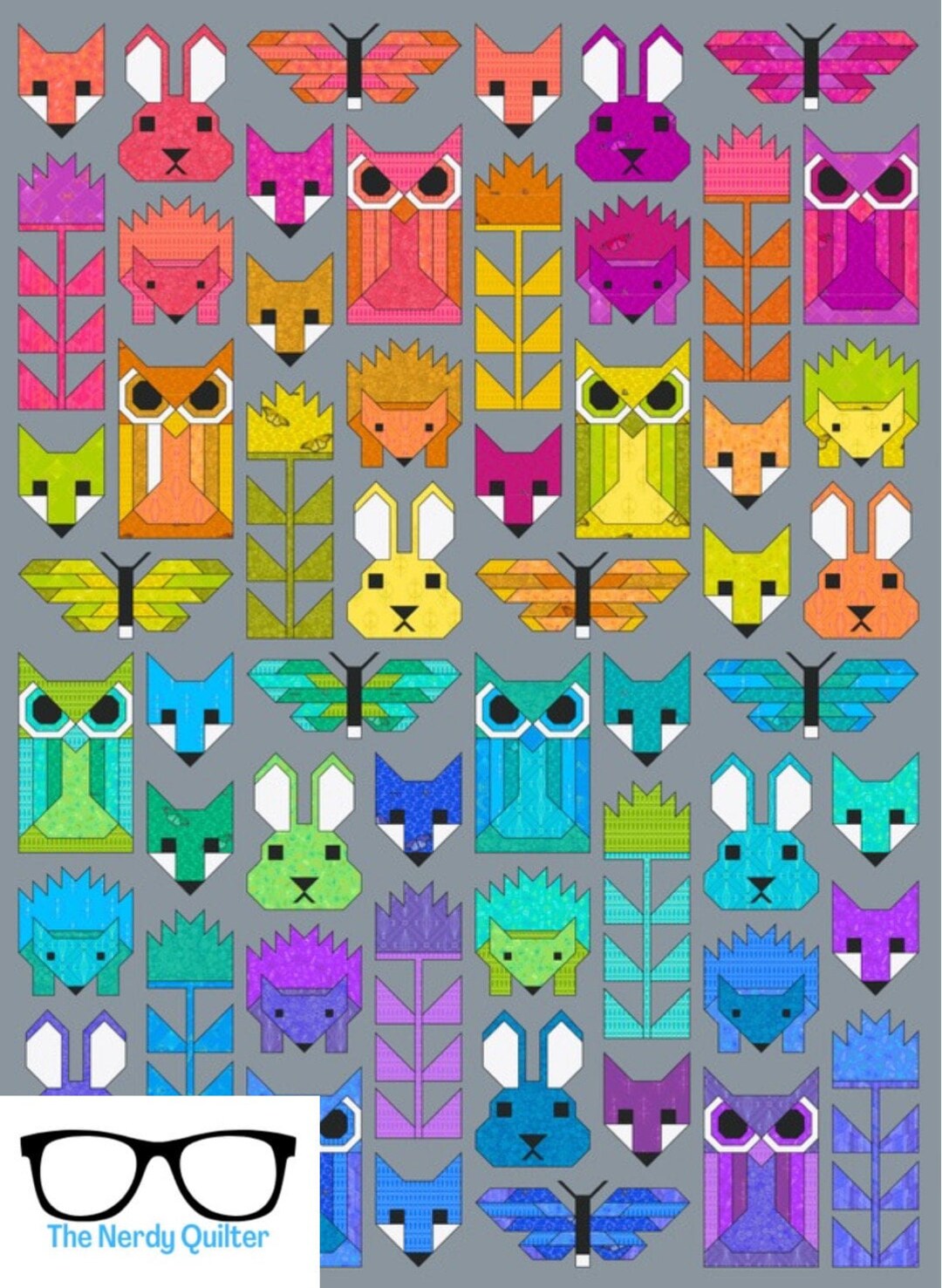 Fancy Forest Quilt Kit and Pattern by Elizabeth Hartman Featuring Deco ...