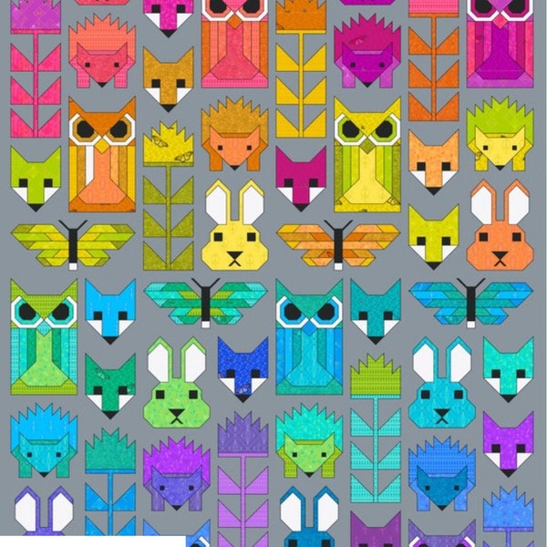 Forest Quilt Pattern - Etsy