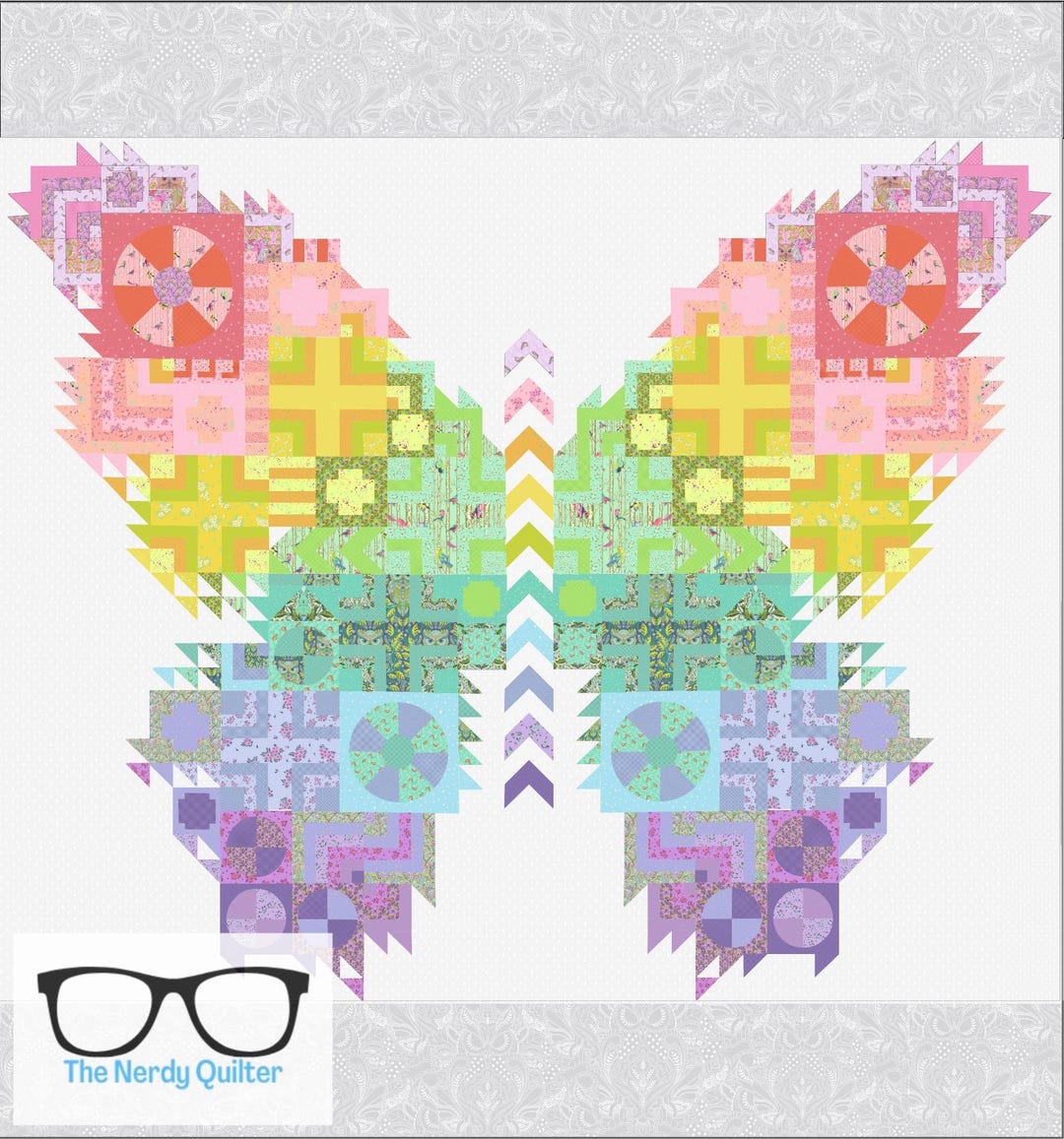 Preorder: Butterfly Quilt Kit Featuring Full Moon Forest 2 and New True ...