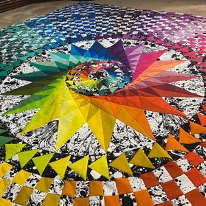 Spectrum Quilt Pattern Featuring Spectrum Continuum by Giucy Giuce - Etsy
