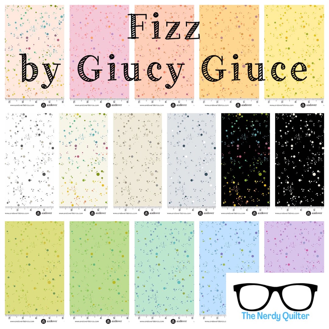 Fizz Fat Quarter Bundle by Giucy Giuce for Andover - Etsy