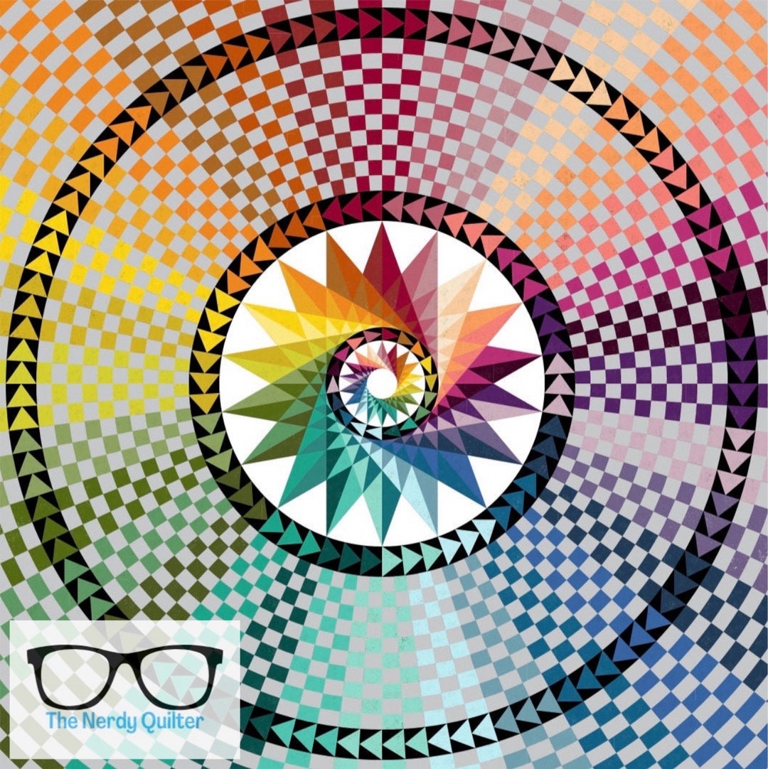 Spectrum Quilt Pattern Featuring Spectrum Continuum by Giucy Giuce - Etsy