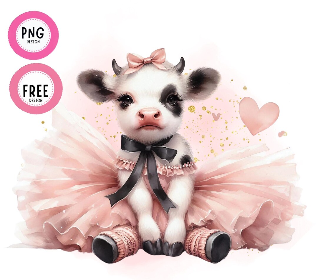 Highland Cow,coquette PNG Ballet Collage Ballerina,gifts Candy Canes ...