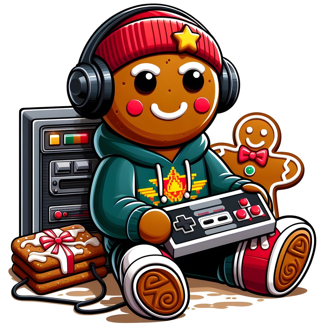 Gingerman Playing Video Games ,png,jpg, Gaming Png,gingerman ...