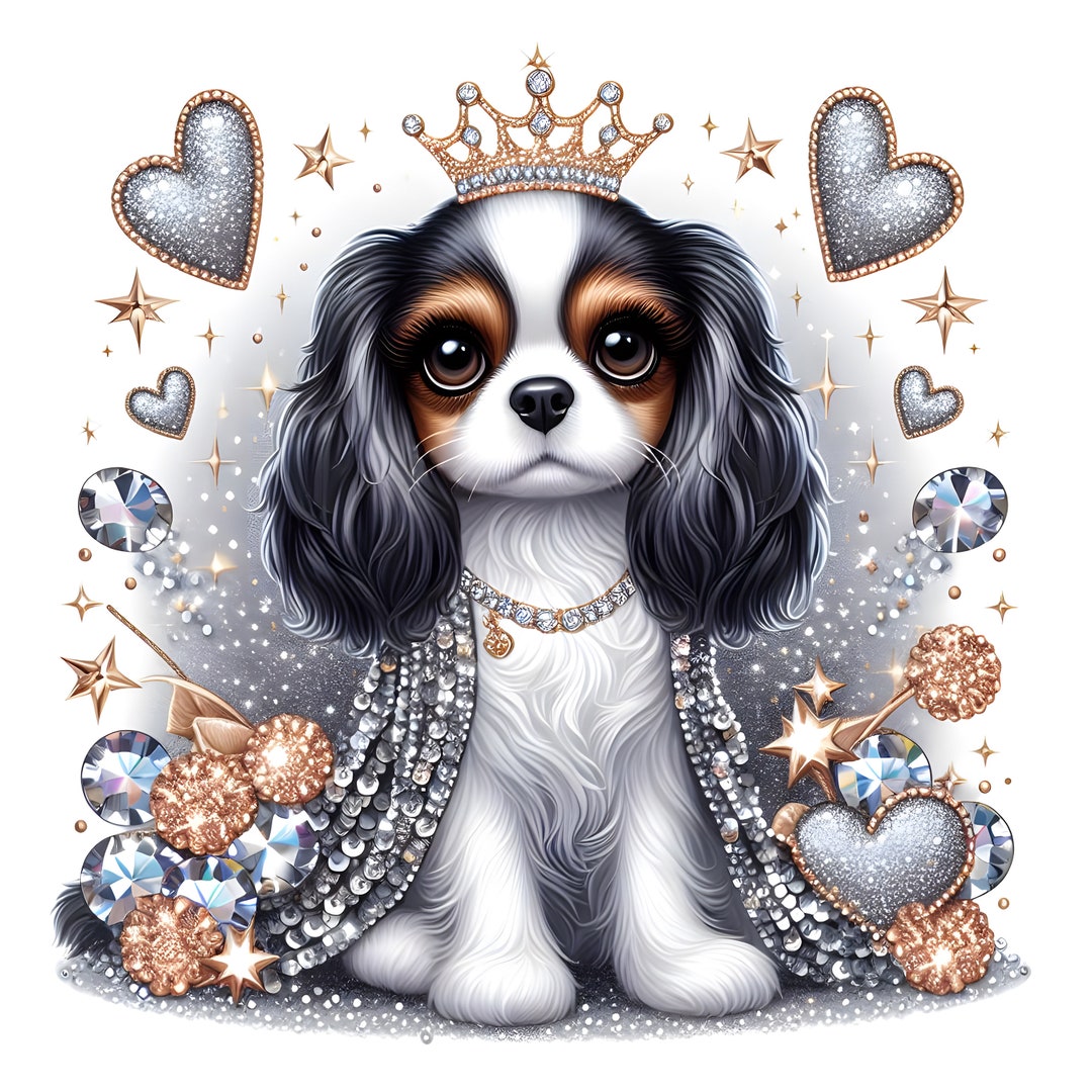 Cute Lady Animals PNG and Jpg Gold Style Sublimation Love Los Print ...