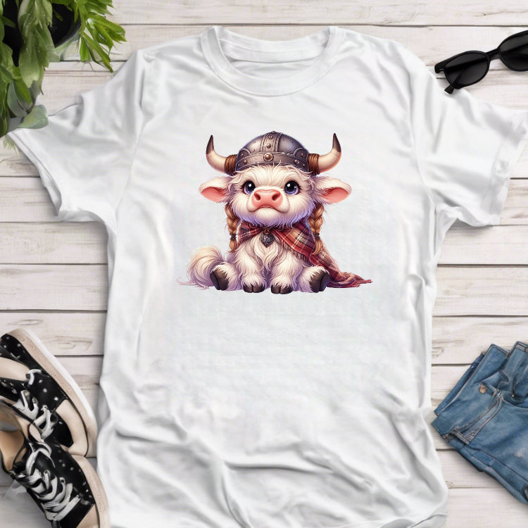 Highland Cow Watercolor Clipart Cuteviking Baby Cow PNG and JPG ...
