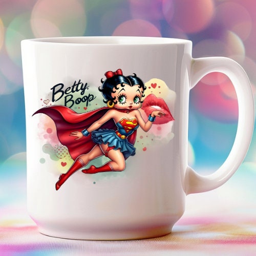 Betty Boop Cute Png, Baby Super Png,love Sublimations,coffe Latte Png ...