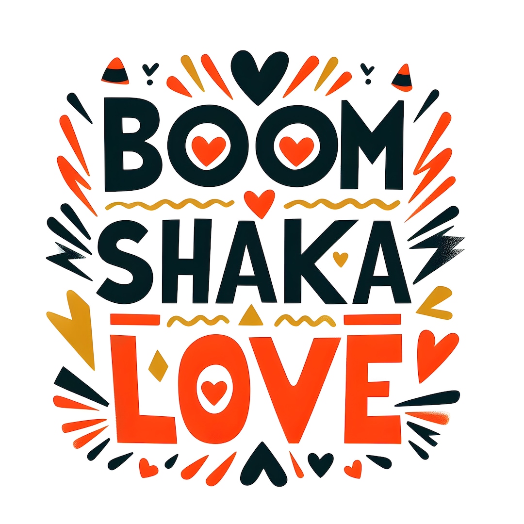 Boom Shaka Laka Svgpngjpgpdf Sublimationprintable - Etsy