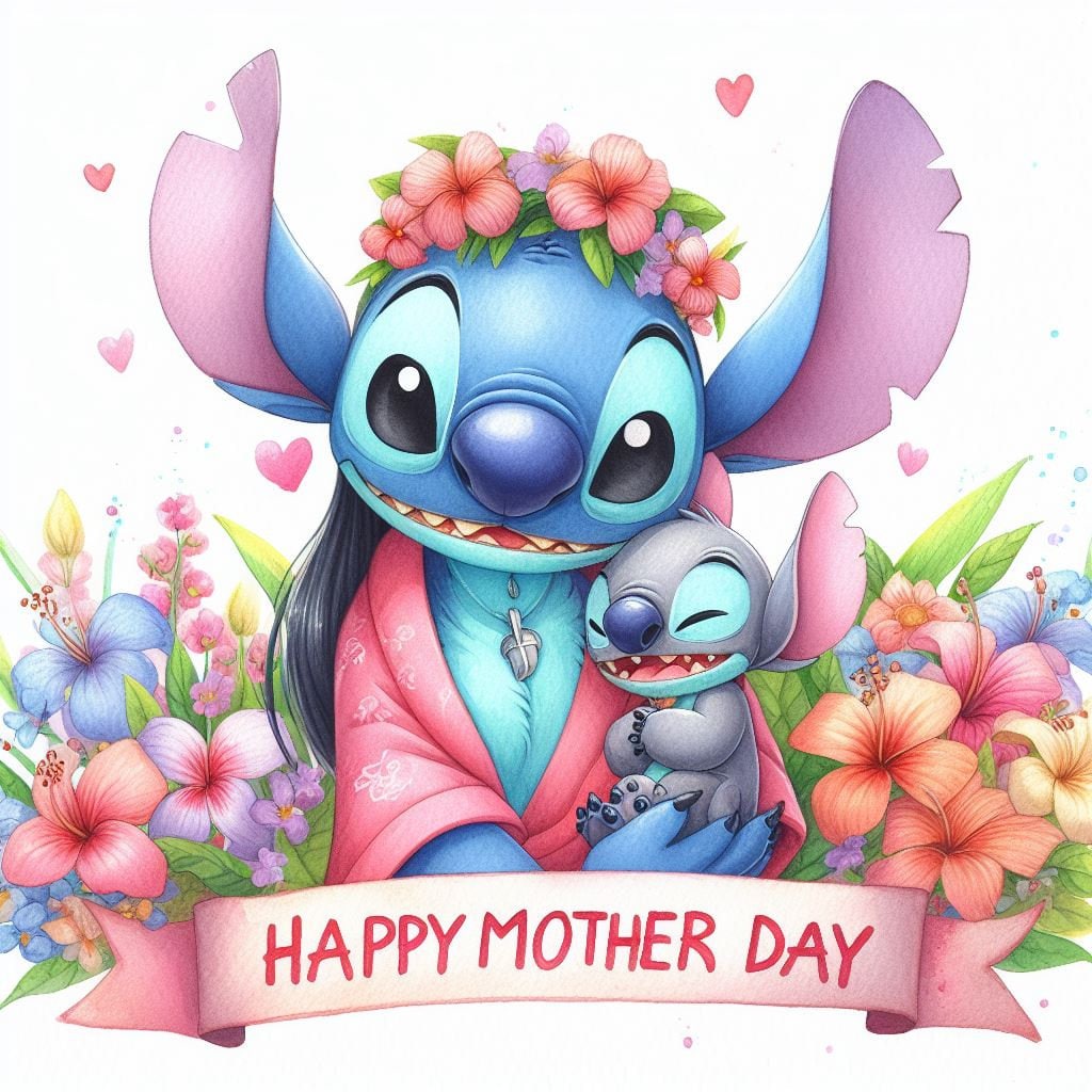 Stitch Happy Mother Day Png,jpg,transparent ,stitch Sublimation Png ...
