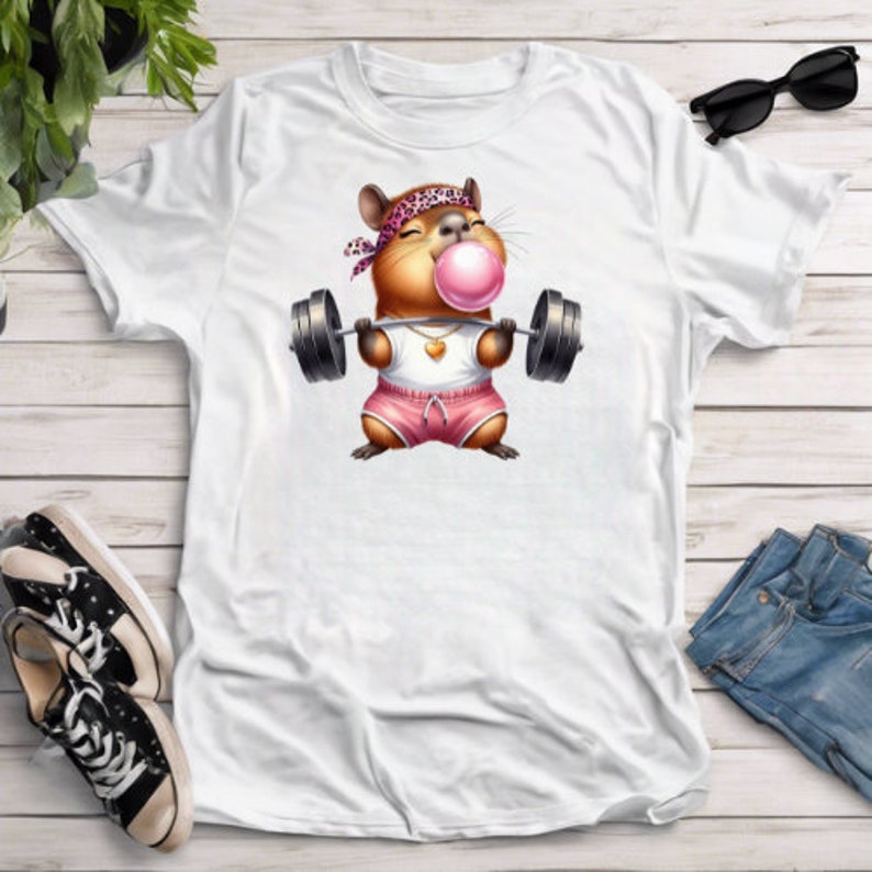 Gym Bro Capybara ,design Cheetah Bandana Png File Download,capybara Png ...