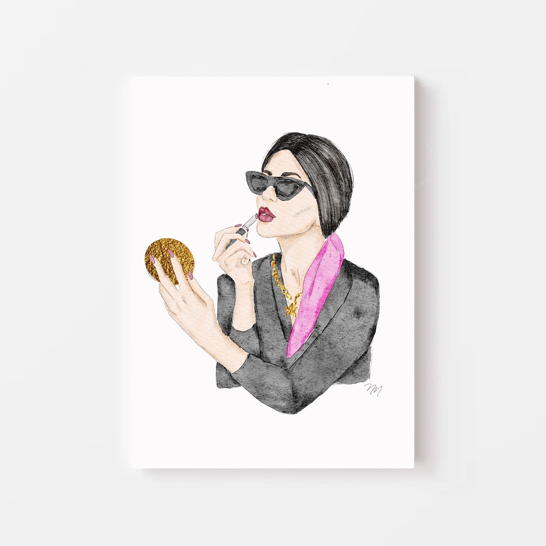Boss Illustration Art Print - Chic and Inspirational Wall Decor for ...