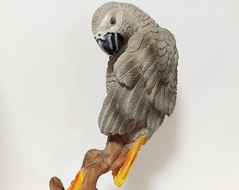 African Grey Parrot - Etsy