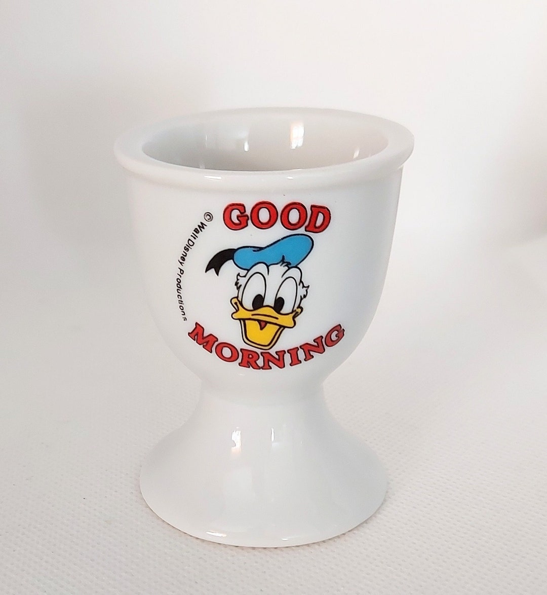Walt Disney Donald Duck Good Morning Vintage Egg Cup - Etsy