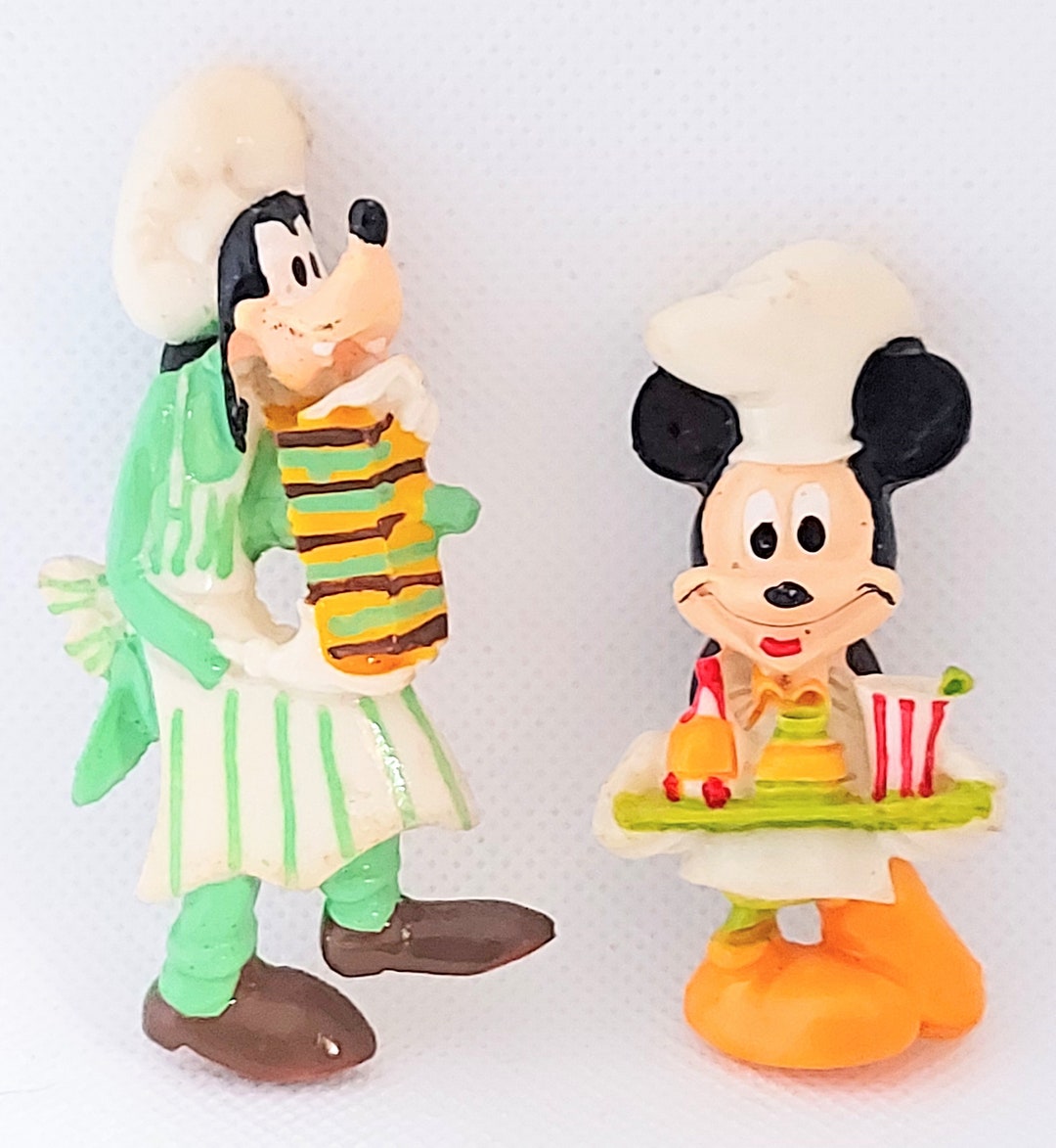 Disney Mickey Mouse & Goofy Vintage Kitchen Chef/waiter Resin Fridge ...