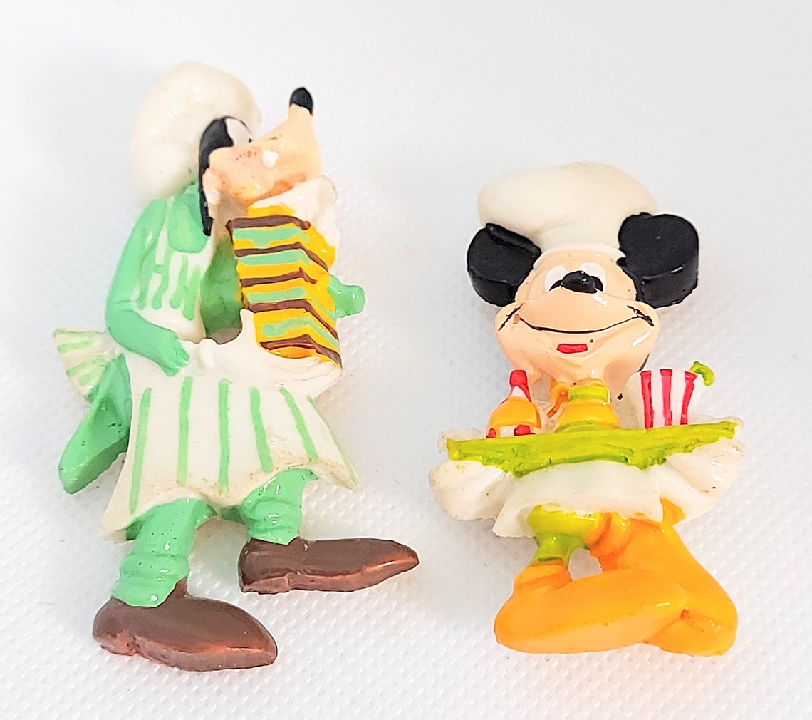 Disney Mickey Mouse & Goofy Vintage Kitchen Chef/waiter Resin - Etsy
