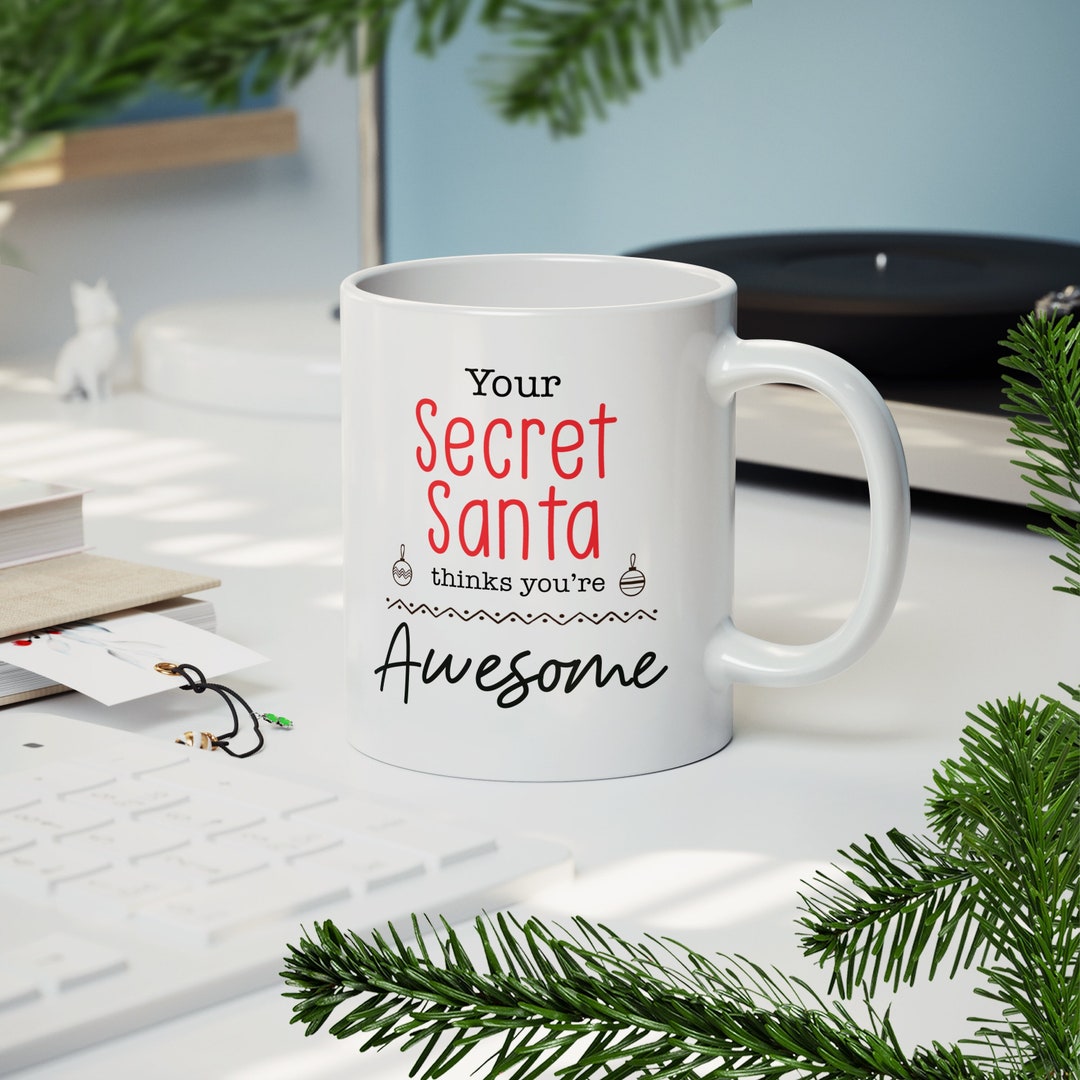 Funny Secret Santa Gift Mug Christmas Office Cup Secret - Etsy
