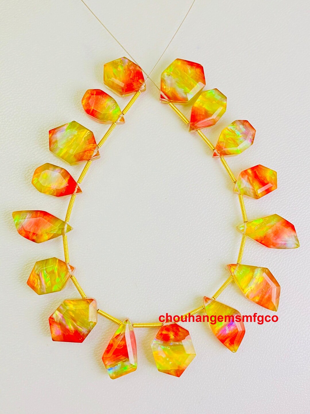 Abalone Shell Quartz Fancy Shape Beads, Abalone Shell Step Cut Beads ...