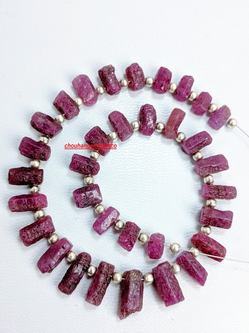 Natural African Ruby Raw Nuggets Beadsrough Shape Ruby | Etsy