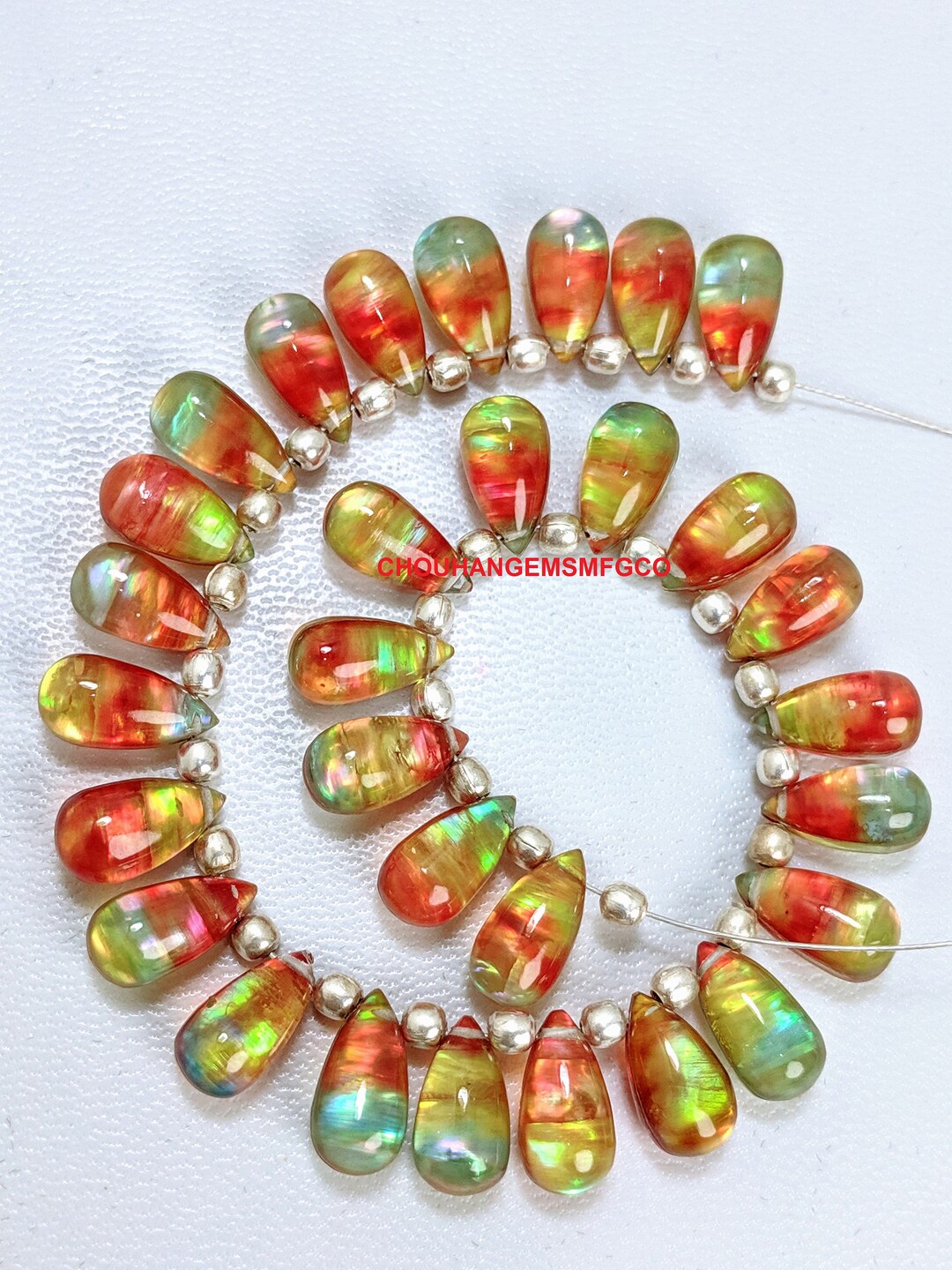 Abalone Shell Doublet Quartz Briolettes,smooth Teardrop Shape Abalone ...