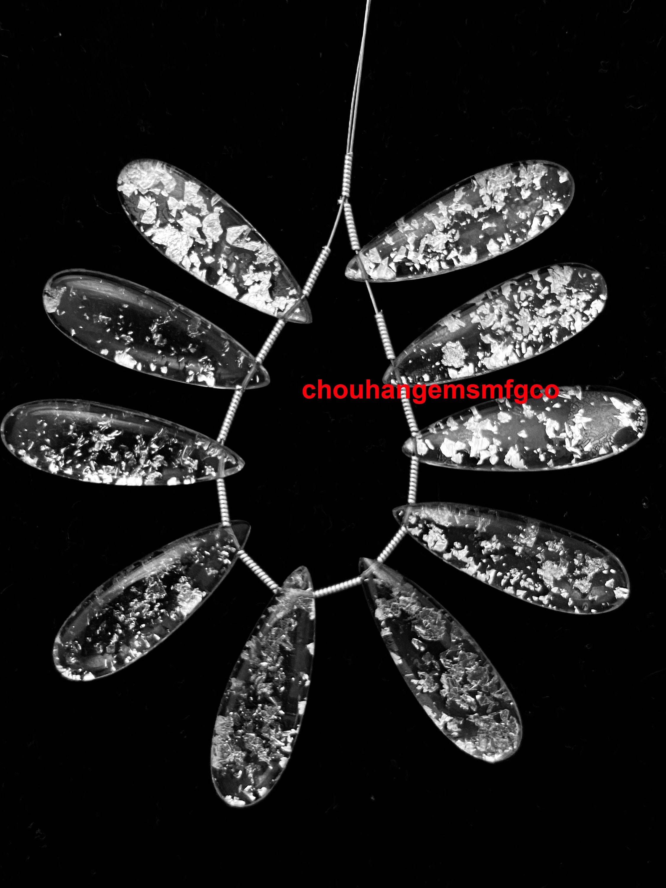 Brand New Silver And Crystal Quartz Elongated Pear Shape | Etsy