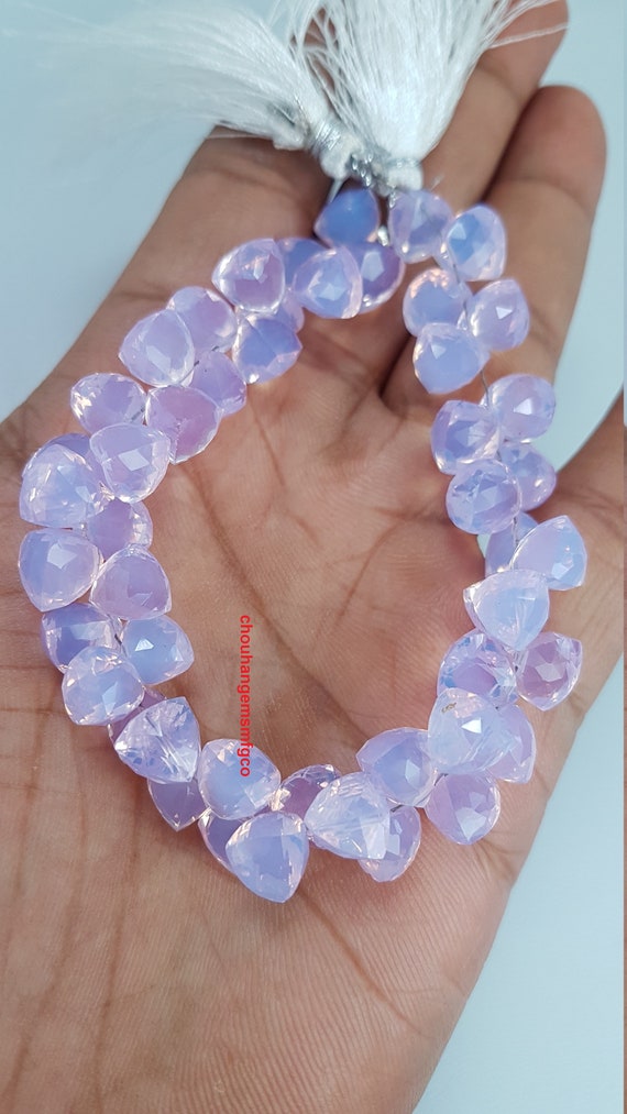 Scorolite Quartz Micro Faceted 3D Trillion Shape - Etsy