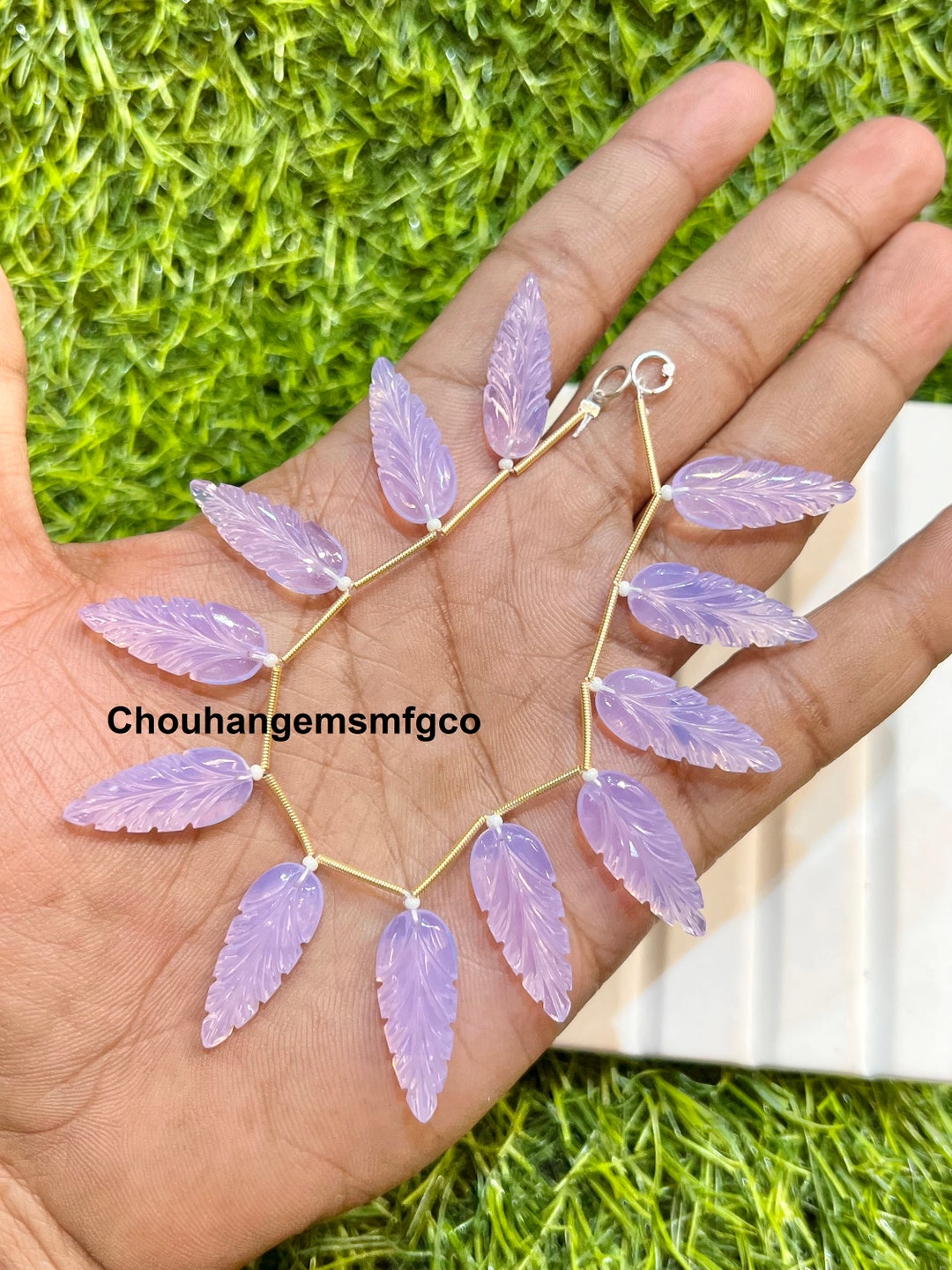 Scorolite Quartz Carved Leaf, Scorolite Quartz Gemstone Hand Carved ...