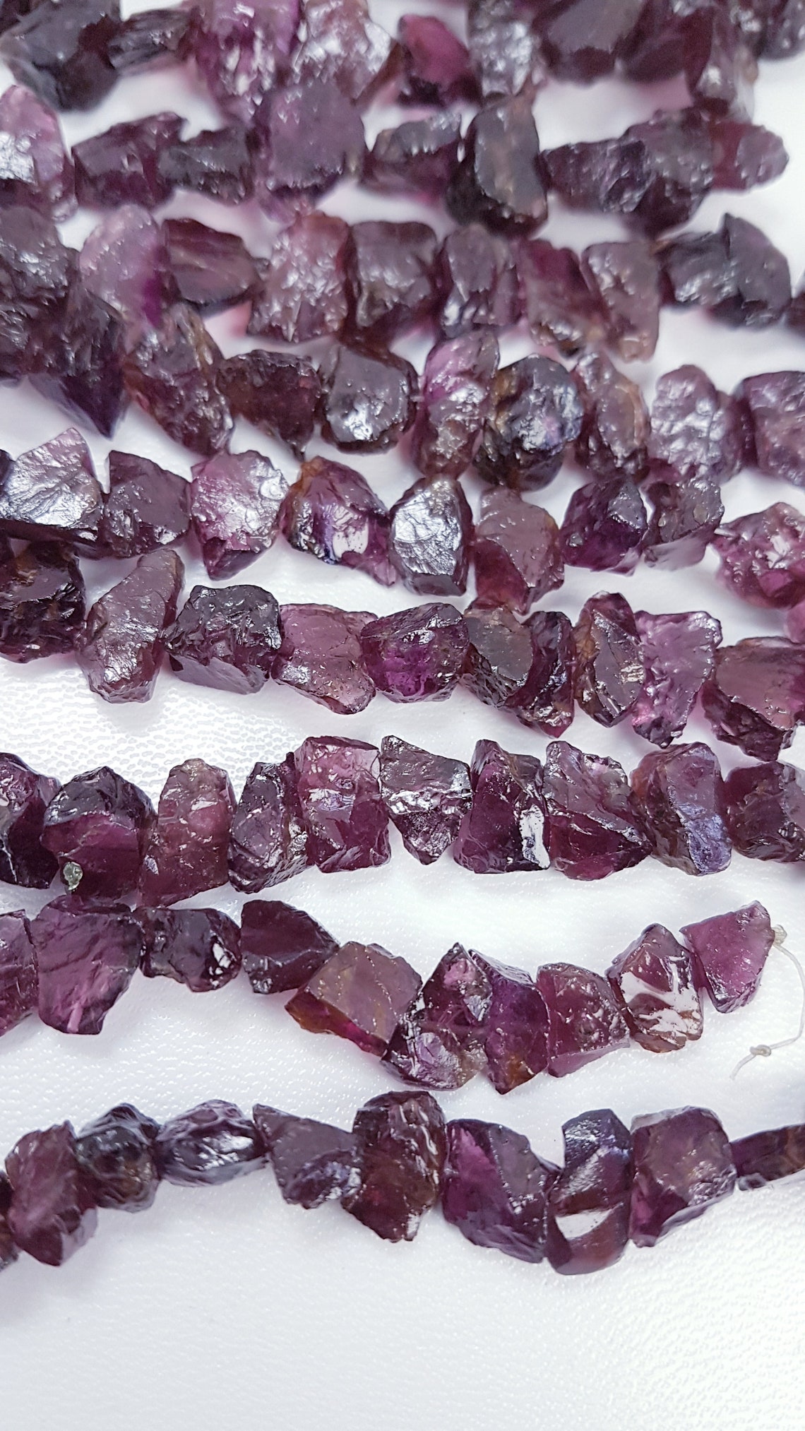 Rhodolite Garnet High Quality Raw Rough Beads Garnet Uncut | Etsy