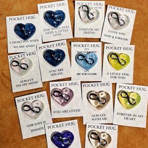 Pocket Hug, Keepsake, Infinity Symbol, Love Mementos, Heart ...