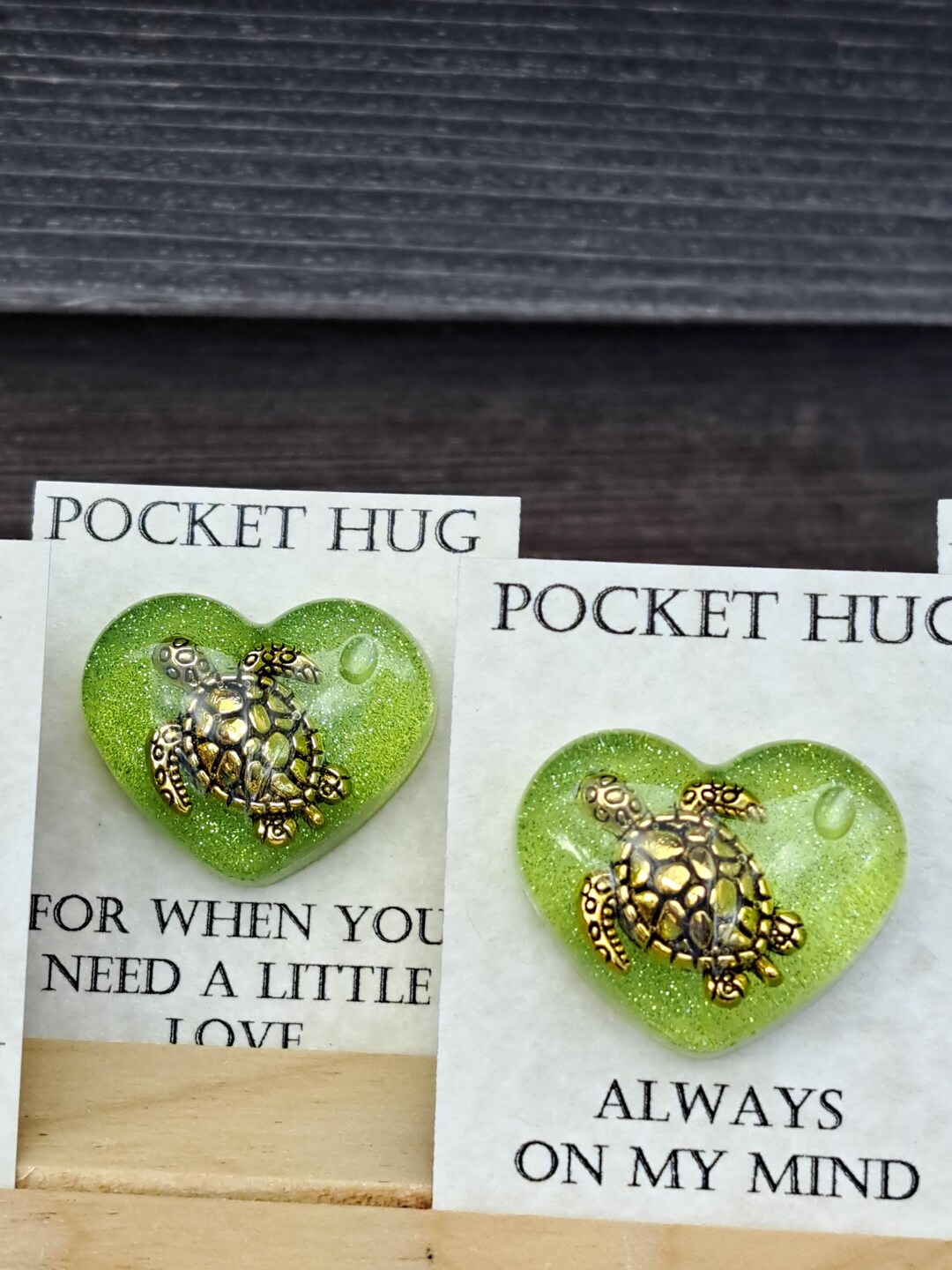 Pocket Hug, Turtle, Love Mementos, Heart, Remembrance Gift, Anxiety Aid ...