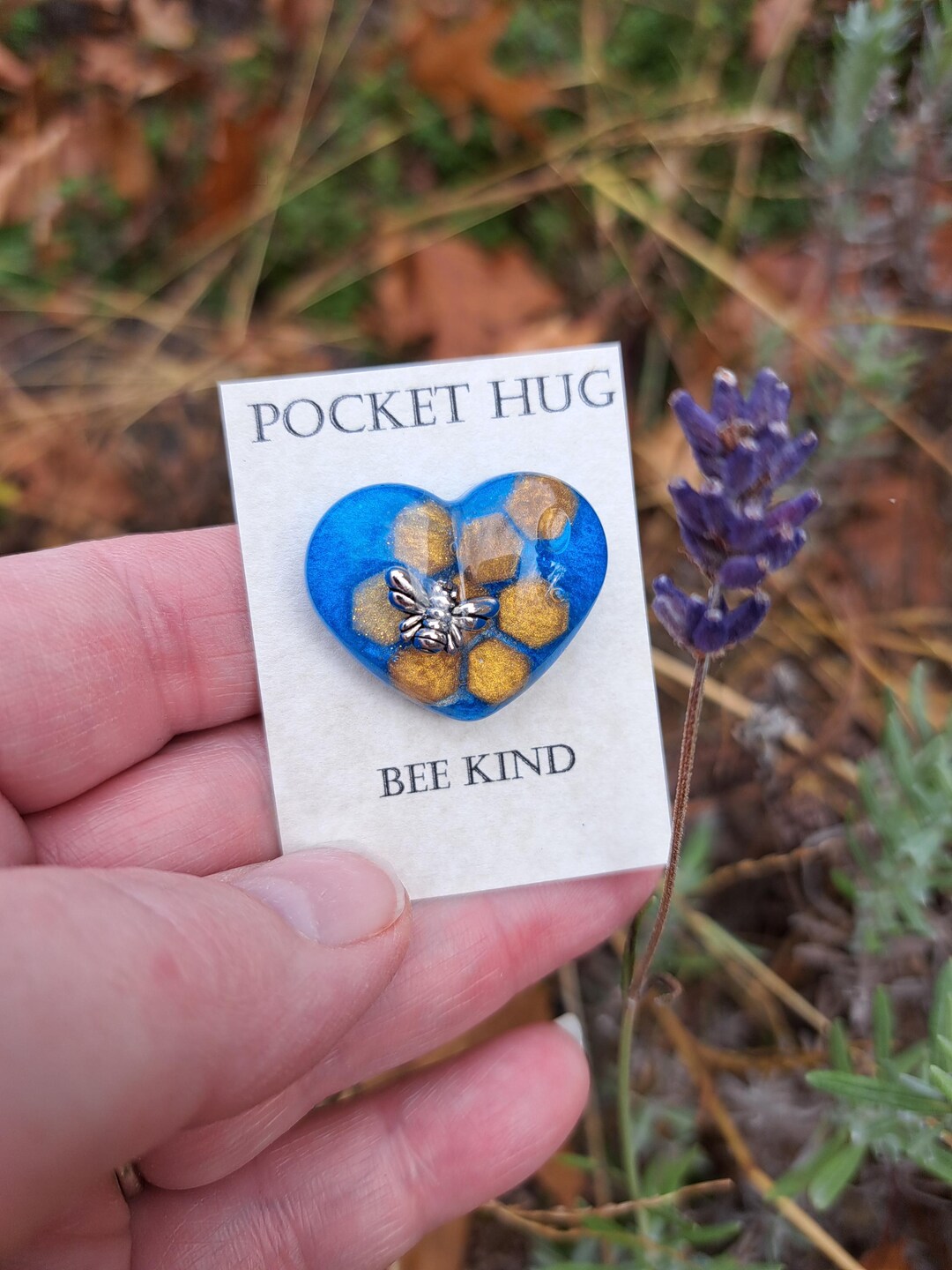 Pocket Hug, Bee Lover, Honeybee Heart, Wedding Favor, Love Mementos ...