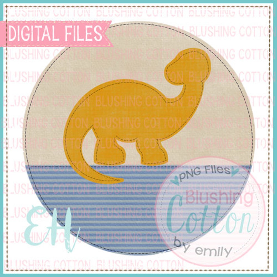 Split Circle With Long Neck Dino Design BCEH -PNG for Printing and ...