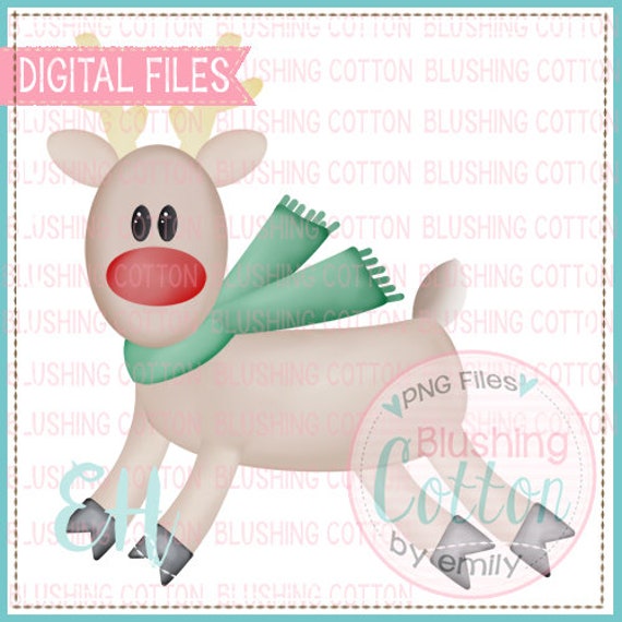 Prancing Rudolph Design PNG Artwork Digital File for | Etsy