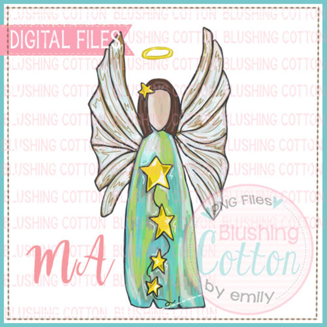 Angel Design PNG Artwork Digital File - for Printing and Other Crafts ...
