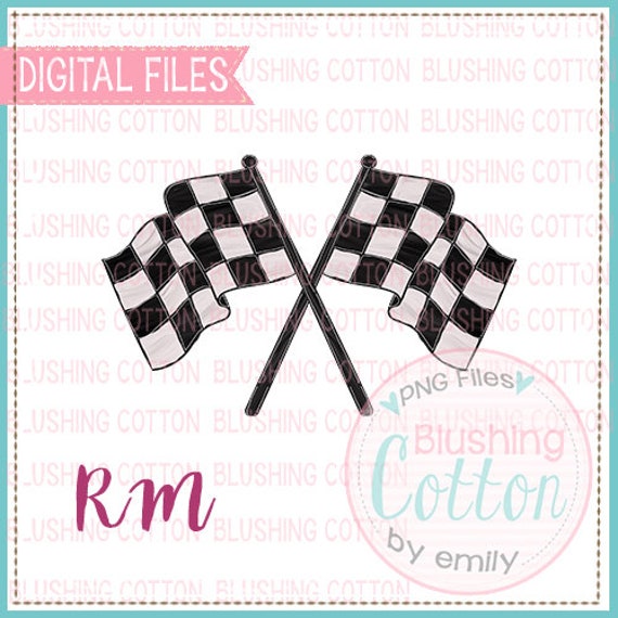 Race Flags Watercolor Design PNG Artwork Digital File for - Etsy