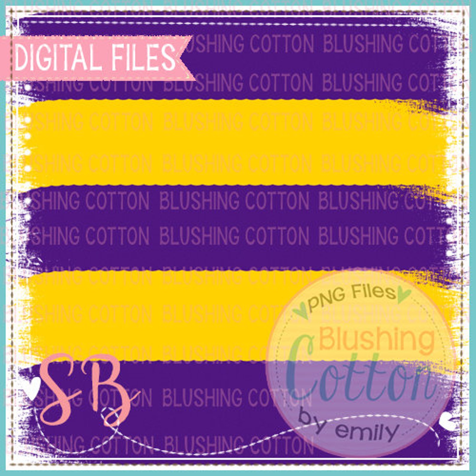 Purple and Gold Brush Stroke Background BCSB watercolor - Etsy