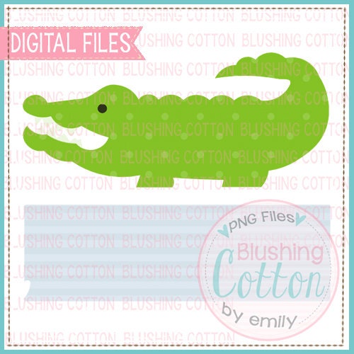 Dot Alligator With Striped Rectangle Beach Sea Creature PNG | Etsy