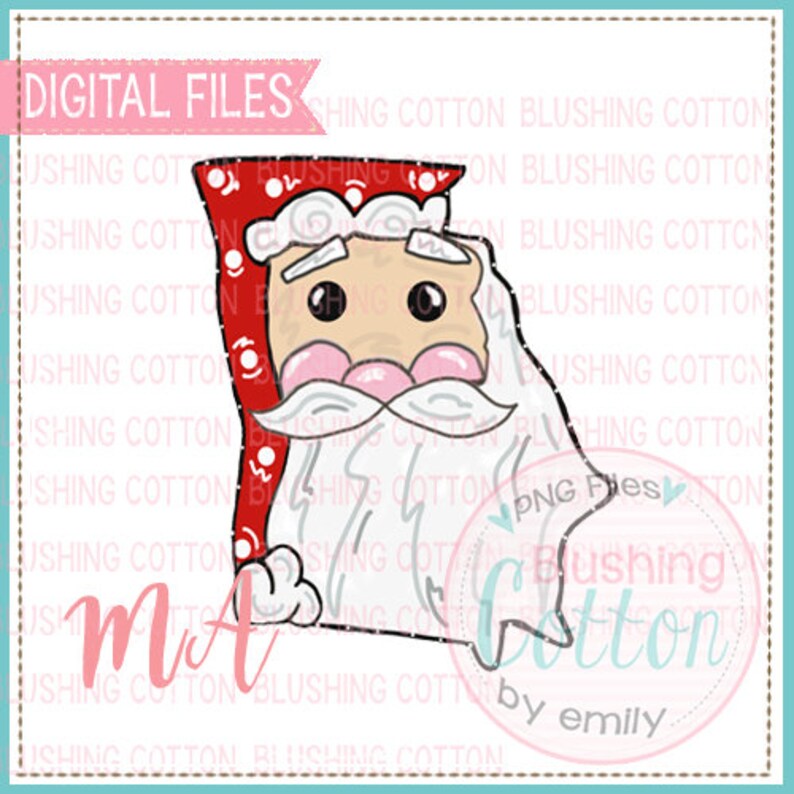 Georgia Santa Design PNG Artwork Digital File - for Printing and Other ...