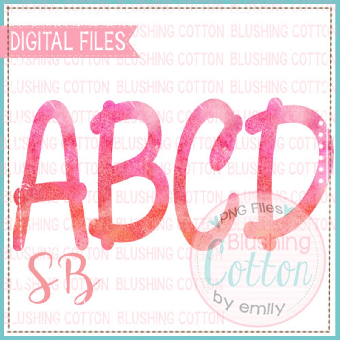 Pink Watercolor Alpha Bundle Watercolor PNG Artwork Digital - Etsy