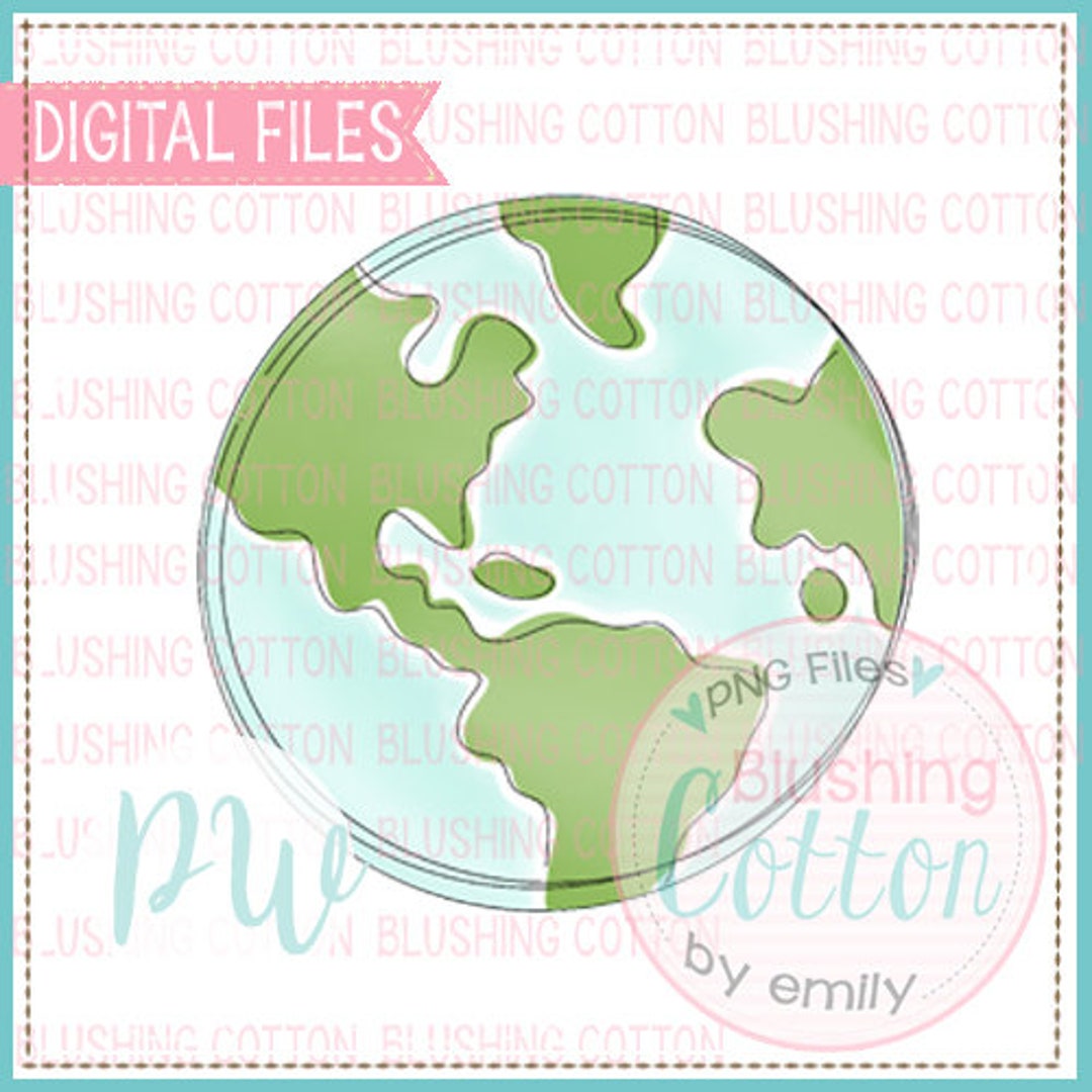 Globe Design PNG Artwork Digital File - for Printing and Other Crafts ...