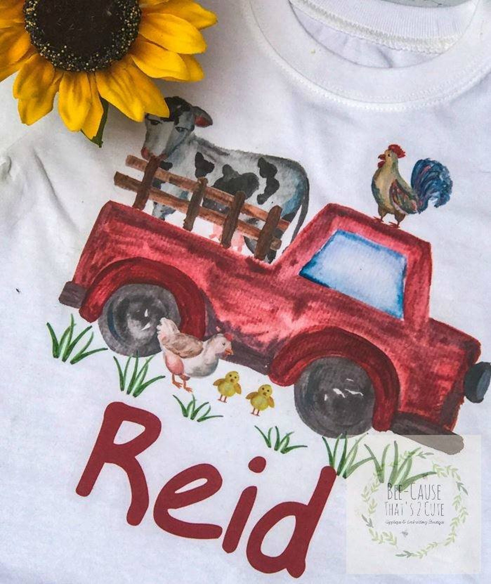Old Truck Farm Animal Scene PNG Watercolor Artwork Digital - Etsy