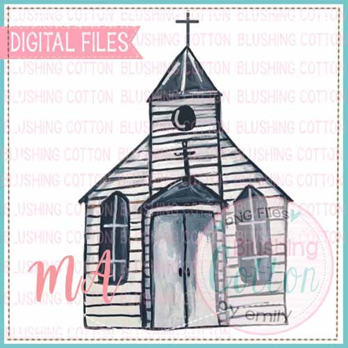Chapel 3 Handpainted Design PNG Artwork Digital File for - Etsy