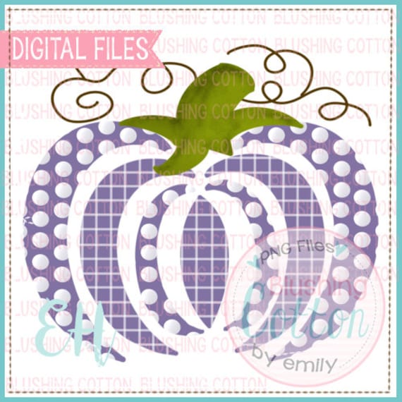 Pieced Light Purple Pumpkin Watercolor Design PNG Artwork | Etsy
